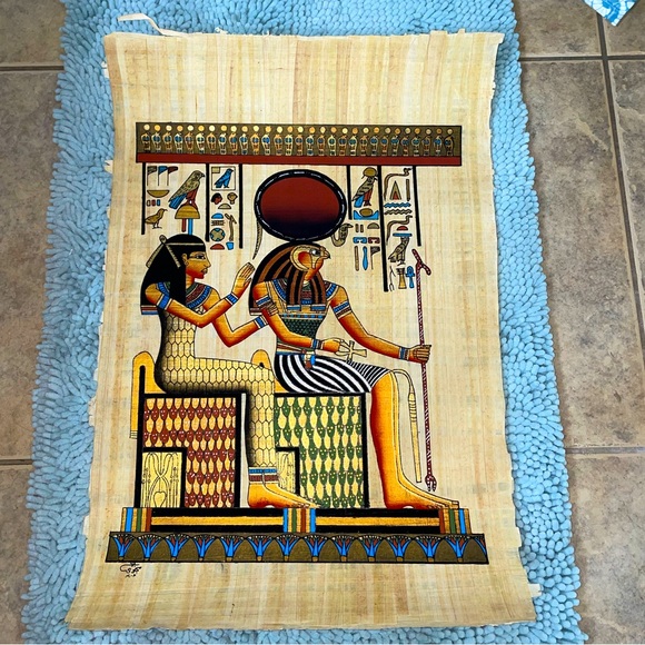 Art | Egyptian Papyrus Wall Art 24x17 Authentic Straight From Cairo ...